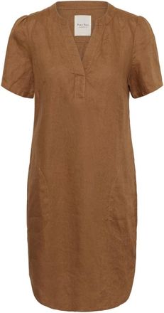 Part Two Femme, Robes, Brun, Taille: 38 FR Short Dress