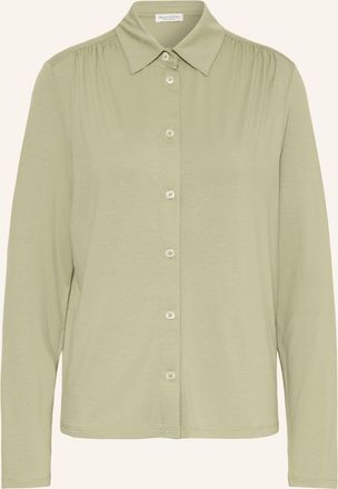 Marc O'Polo Marc Opolo Hemdbluse Aus Jersey gruen