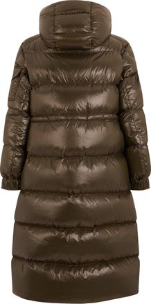 Moncler Hooded Quilted Down Jacket - Green