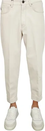 Berwich Pantalon Chiaia Court - Homme - Pantalons - Beige - Taille: 2XL