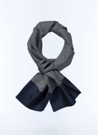 Fursac Echarpe en soie à imprimé - Taille Unique - Homme