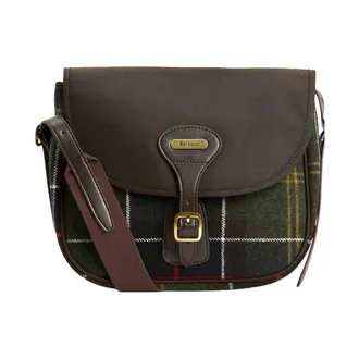 Barbour Femme, Sacs, Vert, Taille: ONE Size Sac à bandoulière de style campagnard
