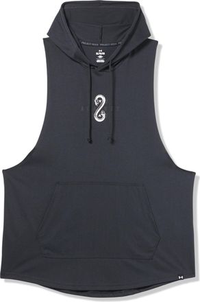 Under Armour Project Rock Snake Herren-Kapuzenpullover, &auml;rmellos, (001) Black / White Clay / White, XX-Large