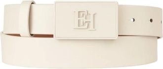 Elisabetta Franchi Femme, Accessoires, Blanc, Taille: S Rectangular Buckle Belt