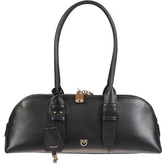 Pinko Pinko, Femme, Sacs, Noir, Taille: ONE Size Escape Bowling Baguette Big Bag