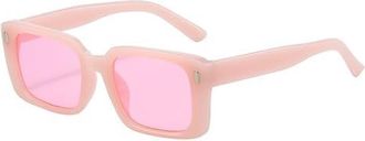 Generic Lunettes De Soleil Tendance For Femme Et Homme, Style Carr&eacute;, Id&eacute;ales For Les F&ecirc;tes Et Les Trajets Quotidiens. Lunettes De Soleil Performantes.(Pink)