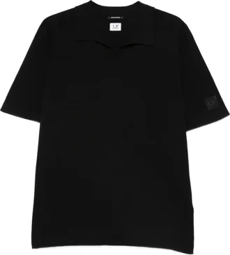 C.P. Company C.p. Company, Homme, Tops, Noir, Taille: XL Maille - Col Polo