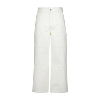 Ami Baumwoll Worker Hose - - Trousers - Herren - Wei&szlig; - M