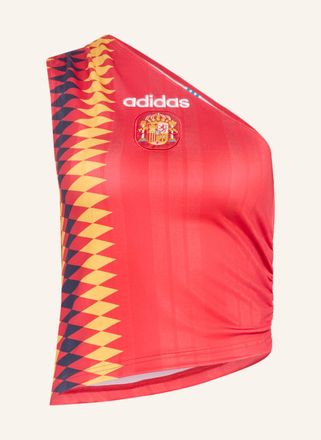 adidas One-Shoulder-Top Spanien Reconstructed Bringback rot