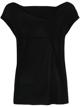 Rick Owens t-shirt à encolure ronde - Noir