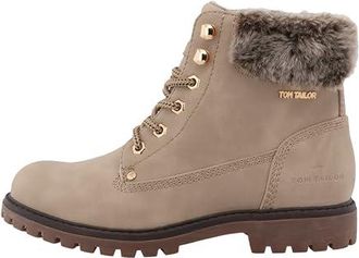 Tom Tailor Femme 4290010031 Botte Tendance, Dkcream, 36 EU