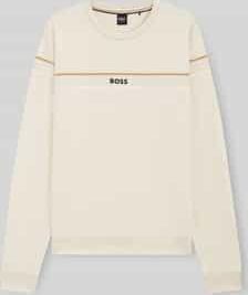 HUGO BOSS Regular Fit Sweatshirt aus reiner Baumwolle Modell ICONIC