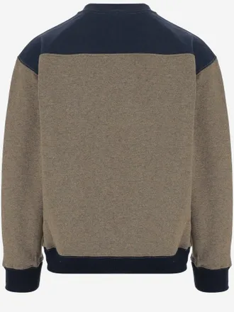 J.W.Anderson Wool-Blend Color-Block Sweatshirt - Multicolor