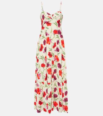Diane Von Fürstenberg Robe longue Etta à fleurs