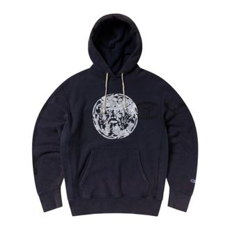 Champion Homme, Sweatshirts et sweats &agrave; capuche, Bleu, Taille: L Reverse Weave Sweat &agrave; capuche