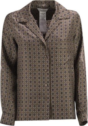 Max Mara Chemise Mxmdisco - Femme - Blouses et Chemises - Brun - Taille: 34 FR