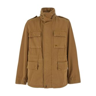 Burberry Camel Cotton Jacket - - Jackets - Herren - Beige - S