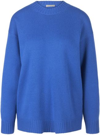 include Rundhals-Pullover include blau