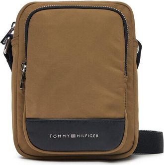 Tommy Hilfiger Umhängetasche Th Business Mini Reporter AM0AM13190 Braun