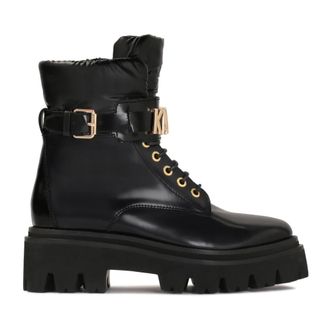 Kazar Flache Stiefeletten mit Metallbuchstaben - - Shoes - Damen - Schwarzk - 40 EU