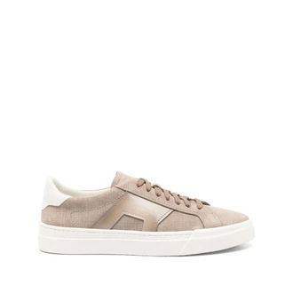 Santoni Homme, Chaussures, Brun, Taille: 42 1/2 EU Double Buckle Baskets