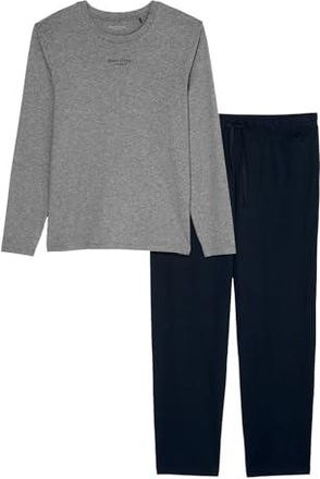 Marc O'Polo Marc O&acute;Polo Mix&Match Ensemble Pyjama Long, Gris/Bleu Marine, L Homme
