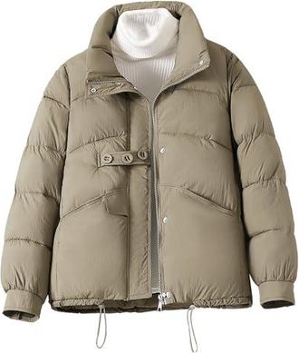 Generic Manteau Chic Femme Manteau Femme Hiver Long Cotton Clothing Cotton Female Short Thin Warm Casual Autumn And Winter Small People Bread Clothing Doudoun