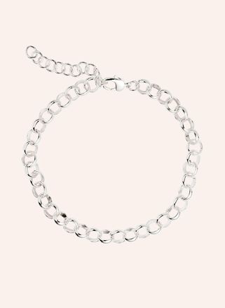 Pompidou Halskette Maxi Rolo Circle By Glambou silber