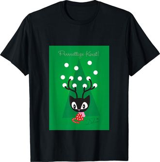 Pussy Deluxe X-Mas Cat T-Shirt