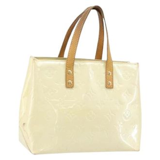 Louis Vuitton Pre-owned Perle Handtasche aus Lackleder - - Pre-owned - Damen - Beige - ONE SIZE