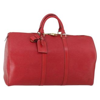 Louis Vuitton Sac Week-end Vintage Pre-owned - Femme - Pre-owned - Rouge - Taille: ONE Size