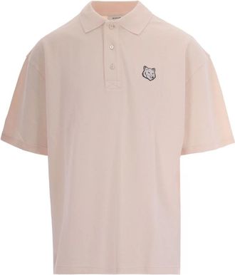 Maison Kitsun&eacute; Homme, Tops, Rose, Taille: L Fox Head Polo