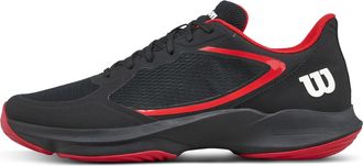 Wilson Herren Hurakn Lite Mens Shoe Padel-Schuh, Black/Infrared/White, 46 2/3 EU XX-Weit
