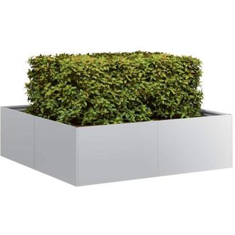 vidaXL Jardini&egrave;re 100x100x30 cm acier galvanis&eacute; Vidaxl