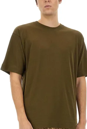 Dries Van Noten Cotton T-Shirt - Brown