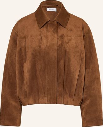 Darling Harbour Darling Harbour Blouson In Lederoptik braun