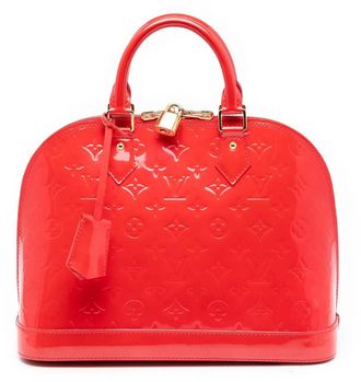 Louis Vuitton Crossbody Bags - Monogram Vernis Alma PM - Gr. unisize - in Rot - f&uuml;r Damen