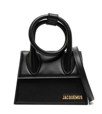 Jacquemus Black Leather Le Chiquito Bag