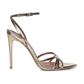 Giuliano Galiano Femme, Chaussures, Gris, Taille: 37 1/2 EU Margot Ankle-Strap Sandal
