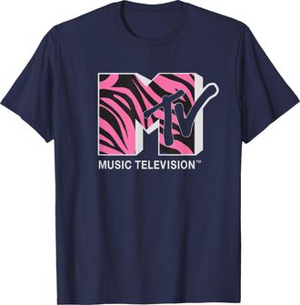 Giesswein Pink and Black Zebra Logo T-Shirt
