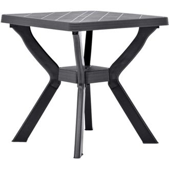 vidaXL Vidaxl - Table de bistro Anthracite 70x70x72 cm Plastique