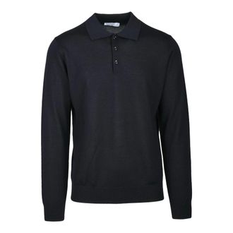 Cruna Homme, Tops, Noir, Taille: 2XL Pull Polo en Laine Vierge