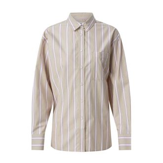 Lacoste Damen, Blusen & Hemden, Beige, MGr&ouml;&szlig;e