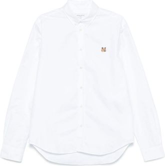 Maison Kitsuné Mini Fox Head Hemd - Weiß