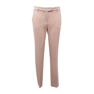 Max Mara Schmal geschnittene Hose - - Trousers - Damen - Rosa - 2XS