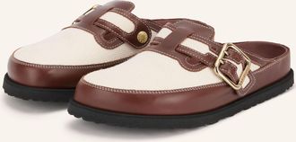 Birkenstock 1774 Birkenstock Mules Boston Bold Canvas braun
