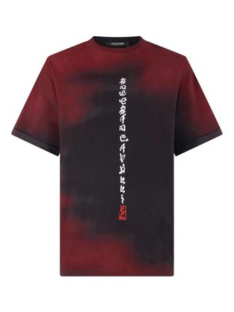 Roberto Cavalli t-shirt à imprimé graphique - Noir