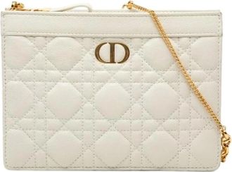 Dior Sac bandouli&egrave;re vintage Pre-owned - Femme - Pre-owned - Blanc - Taille: ONE Size