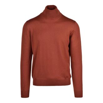 Gran Sasso Herren, Strickwaren, Orange, SGr&ouml;&szlig;e