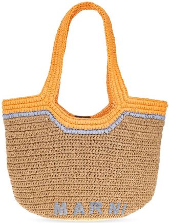 Marni Femme, Sacs, Beige, Taille: ONE Size Sac shopping